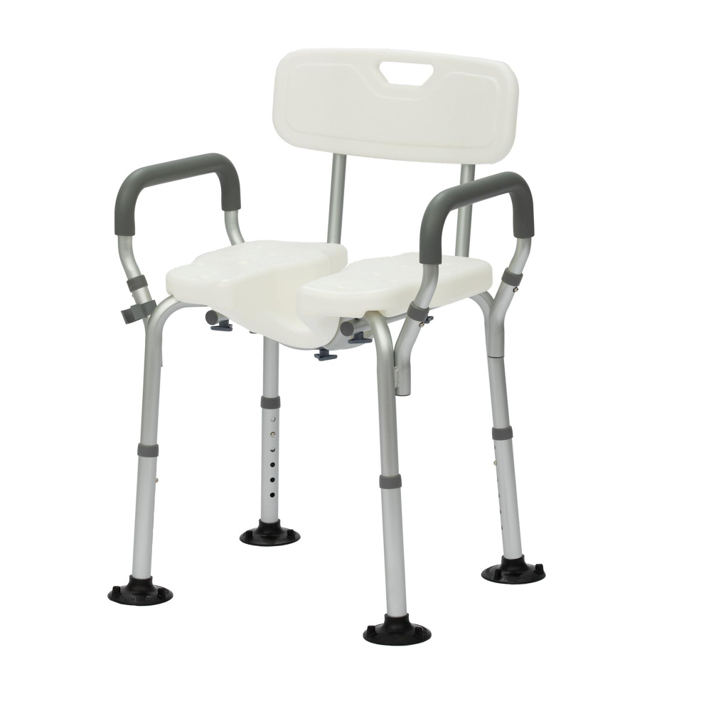 Кресло для душа, сиденье для ванны для пожилых, с большими присосками и ...