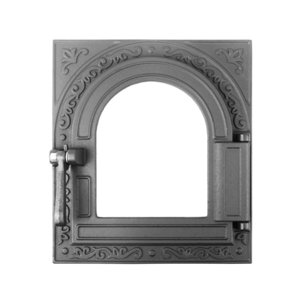 Дверца топочная для печи чугунная Рубцовск ДТГ-11С Очаг-2 под стекло ...