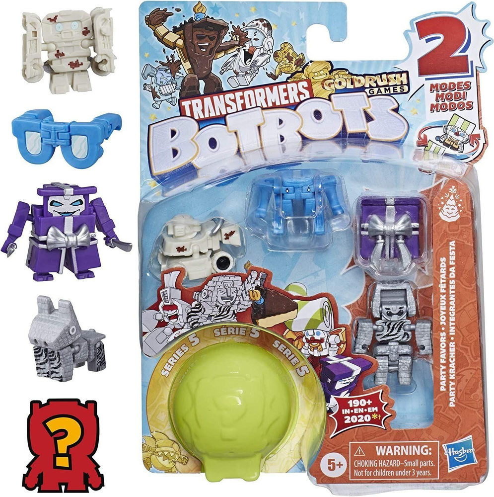 TRANSFORMERS TRA BOTBOTS 5 коллекционных персонажей (тренажерный зал ...