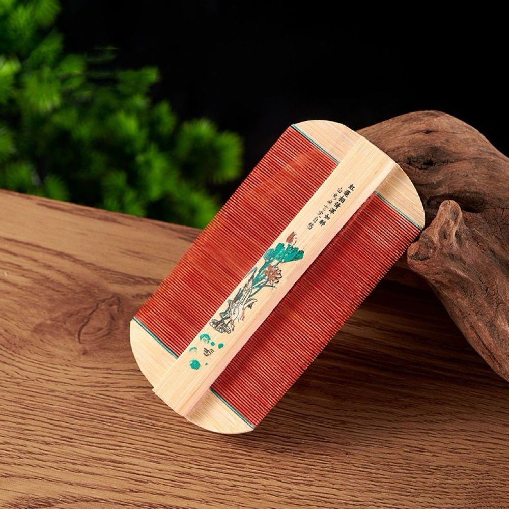 1 бамбуковая расческа против перхоти. - купить с доставкой по выгодным ...