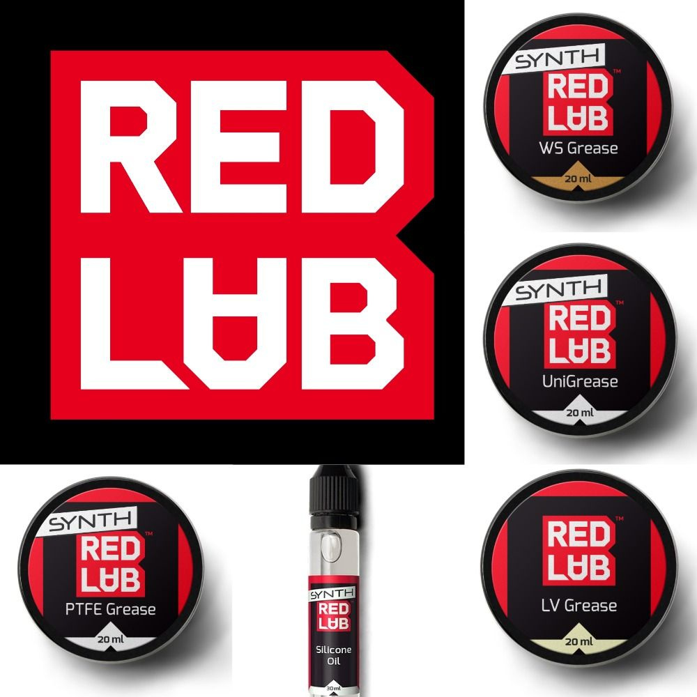 Набор смазок для рыболовных катушек RedLub 5 шт. (смазки 4 шт. по 20 мл ...