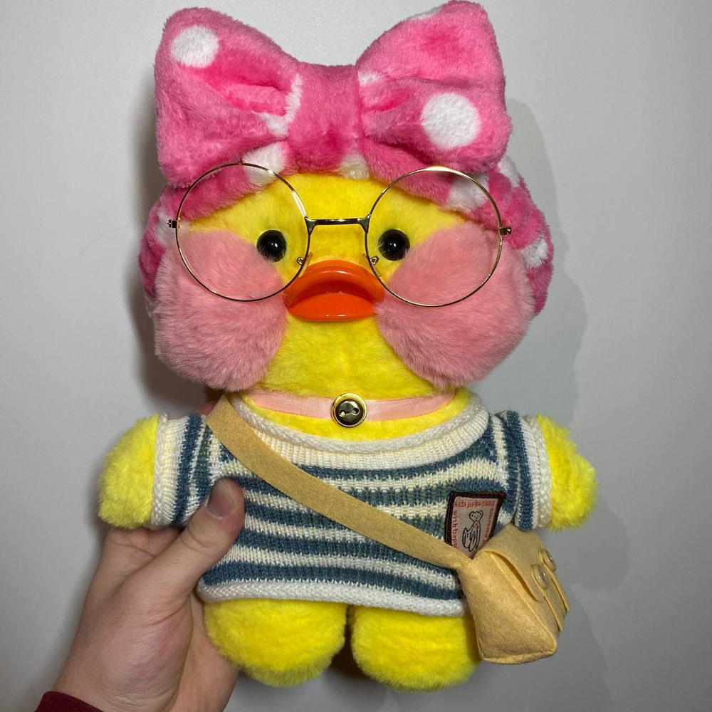 Утка мягкая игрушка / Утка lalafanfan / Утка тик-ток Tik-Tok / Плюшевая ...