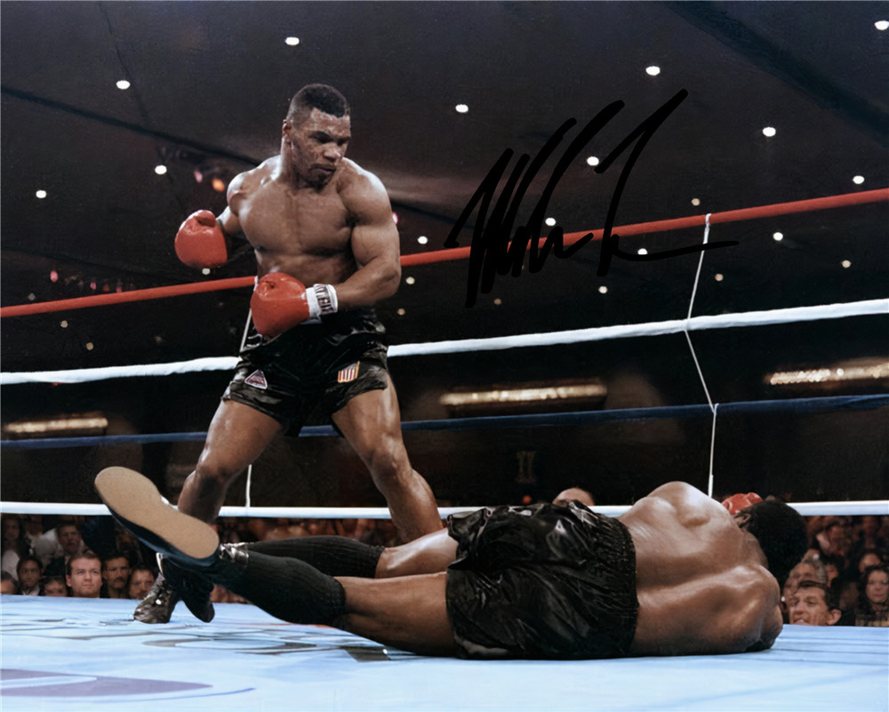 Автограф Майк Тайсон - Автограф Mike Tyson Iron Boxer - Фото с ...