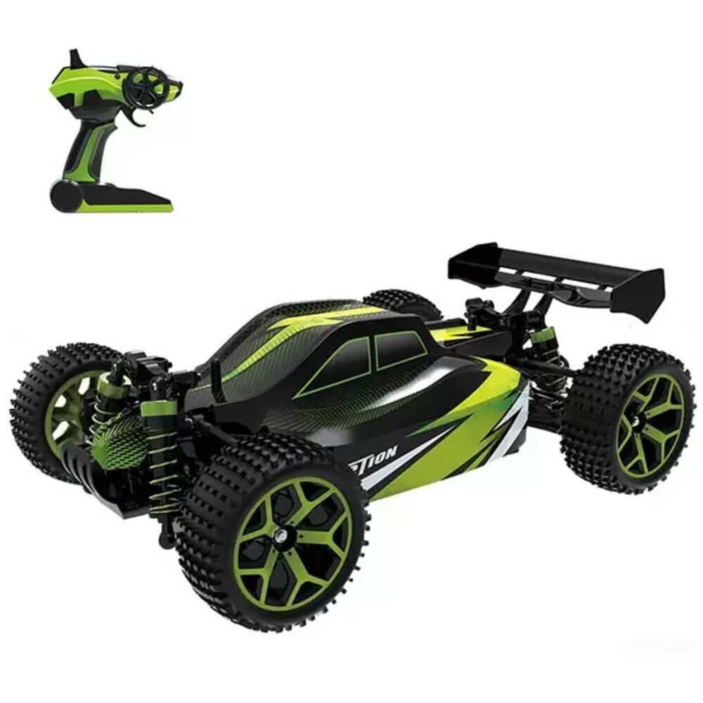 Junfa Радиоуправляемая машинка гоночная 17GS06Aпц (черно-зеленая) - купить с доставкой по ...