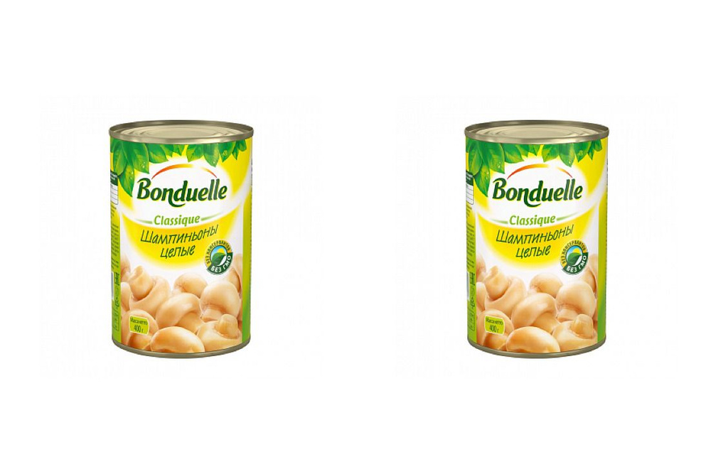Bonduelle Шампиньоны целые, 400 г, 3 шт - купить с доставкой по выгодным ценам в интернет ...