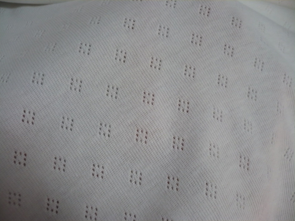 Ткань для шитья Рибана Ажурная. Цвет Молоко. Отрез 2 метра. Ширина ...