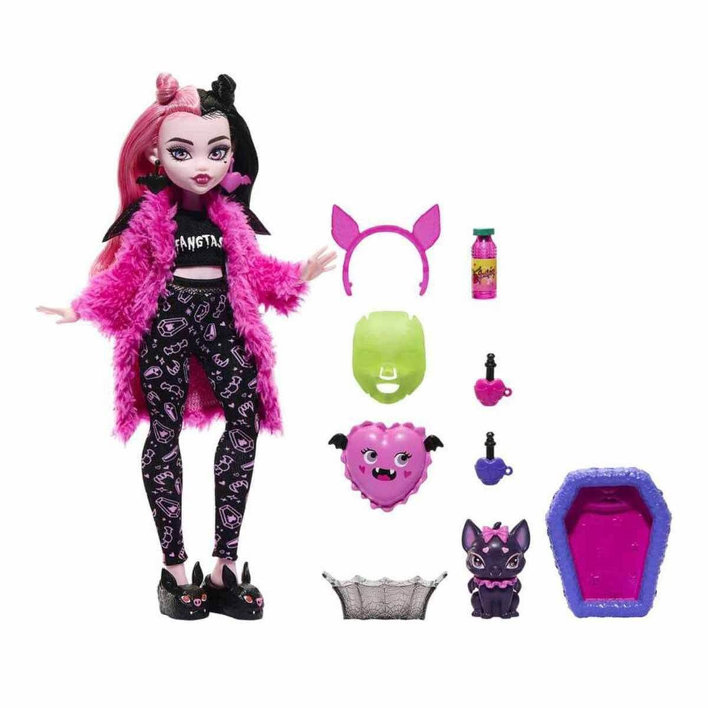 Monster High Creepover Party Дракулаура HKY66 - купить с доставкой по выгодным ценам в интернет ...