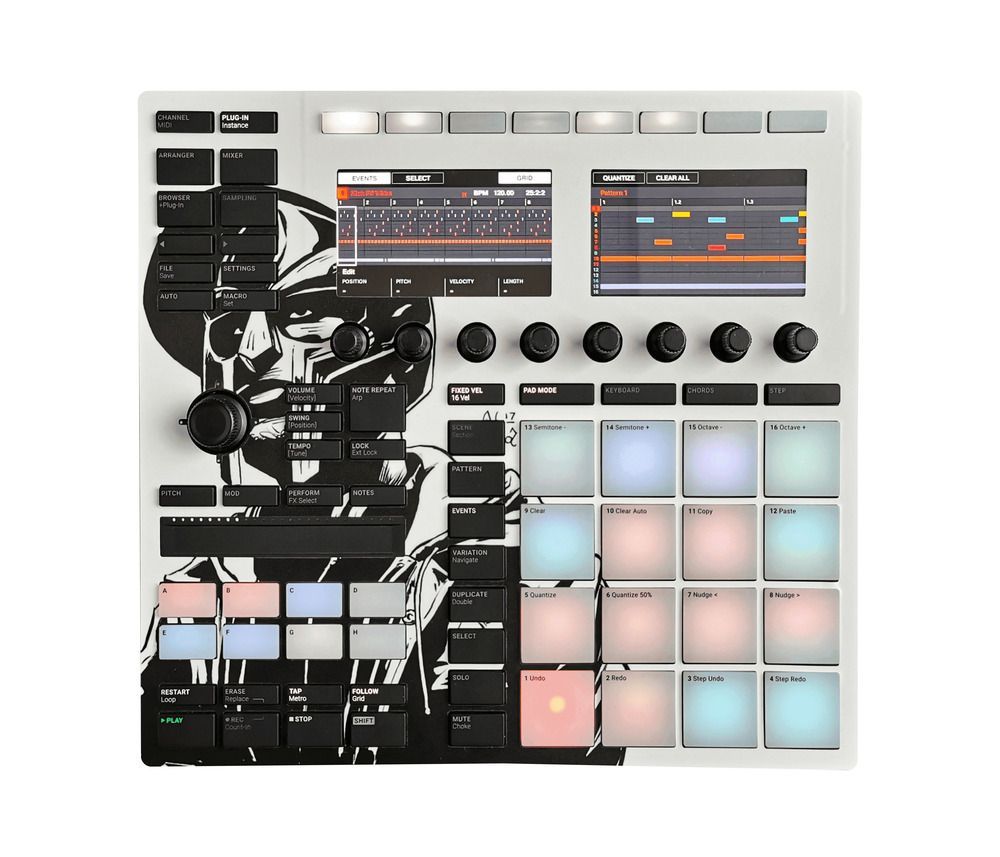 Виниловый скин Xpowers Design Maschine Mk3 & Plus MF Doom Style ...