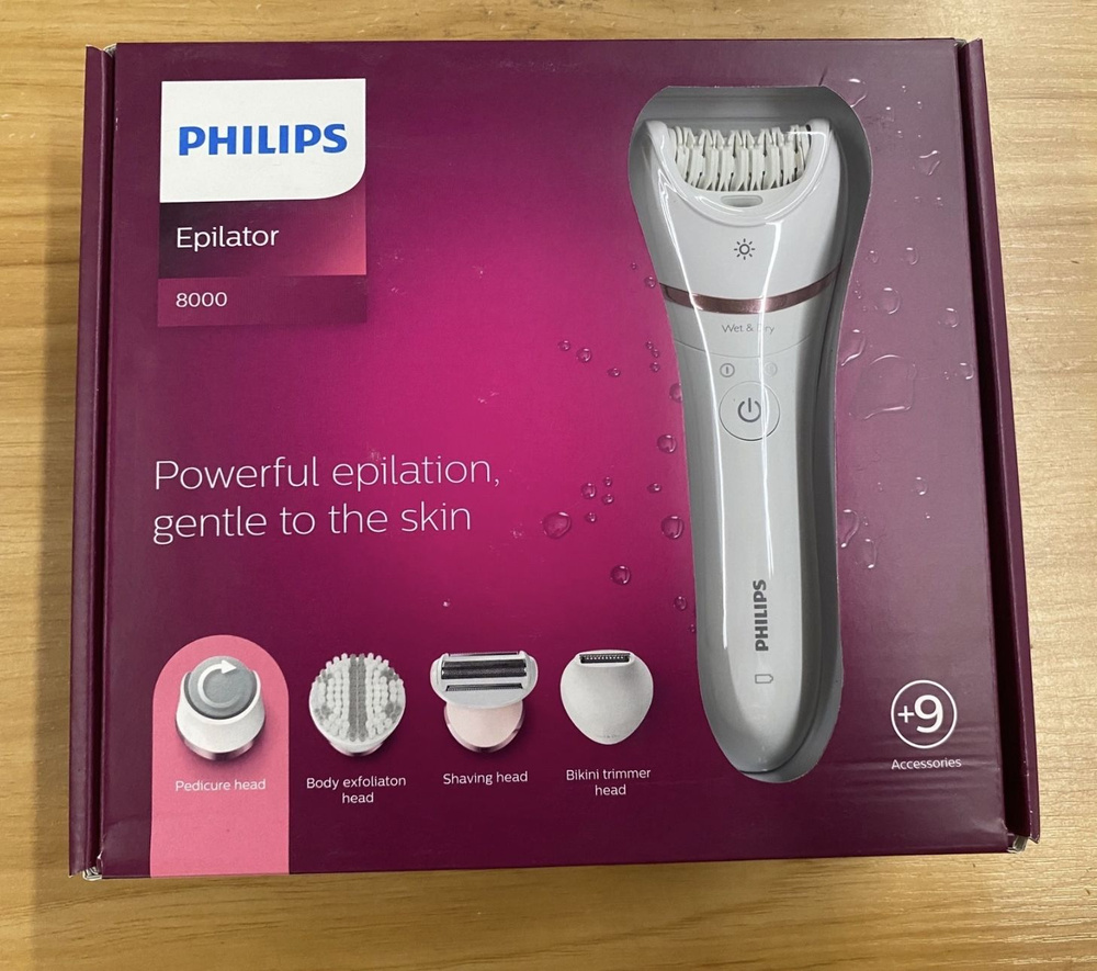 Эпилятор Philips Series 8000 BRE740/00 - купить с доставкой по выгодным ...