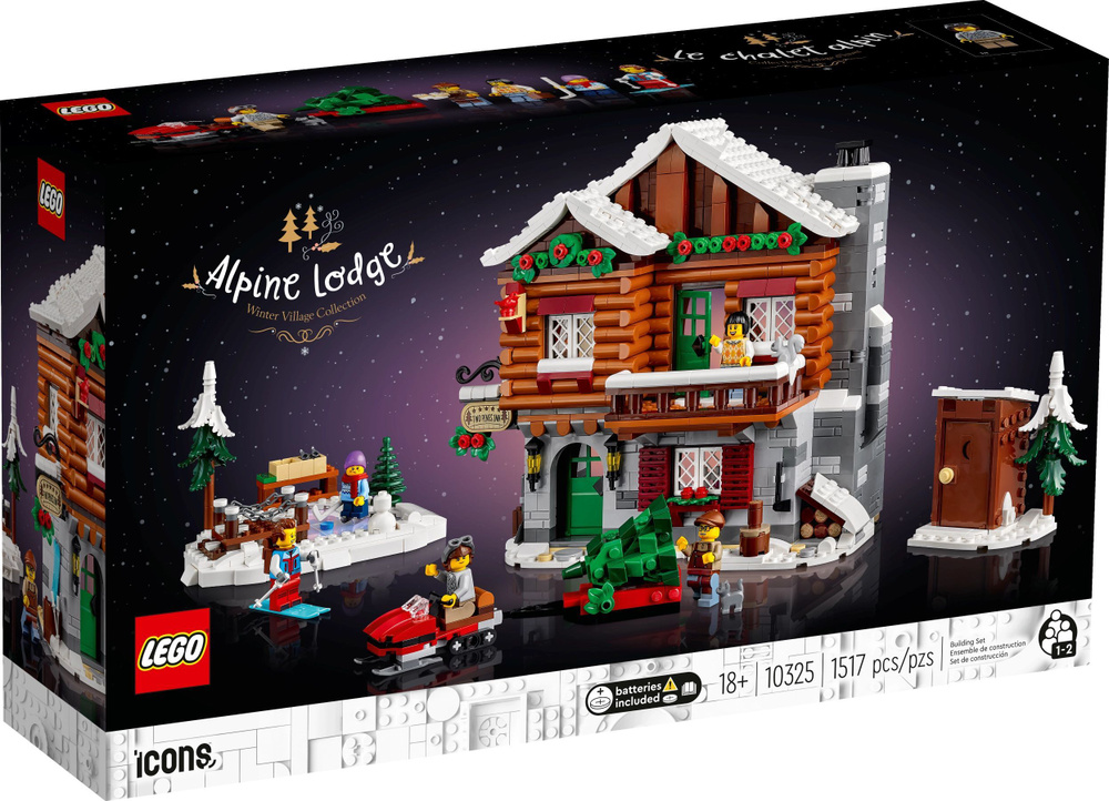 Лего Icons серия Lego Конструктор лего 10325 Альпийский домик