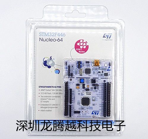 NUCLEO-F446RE , Nucleo-64, STM32F446RE встроенный отладчик de desenvolvimento stm32f446re mcu ...