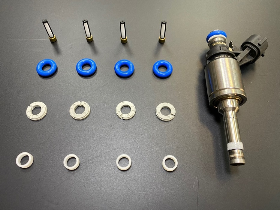 Комплект колечек топливной форсунки на 4 штук Nissan MR16 MR20DD VR30D ...