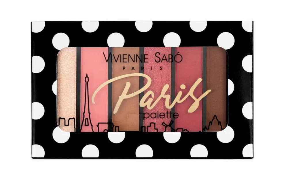 Vivienne Sabo Палетка теней для век Fleurs naturelles, тон 04 - купить с доставкой по выгодным ...