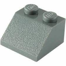 Деталь LEGO 4211054 Кровельный кирпичик 2X2/45 (серый) 50 шт. - купить ...