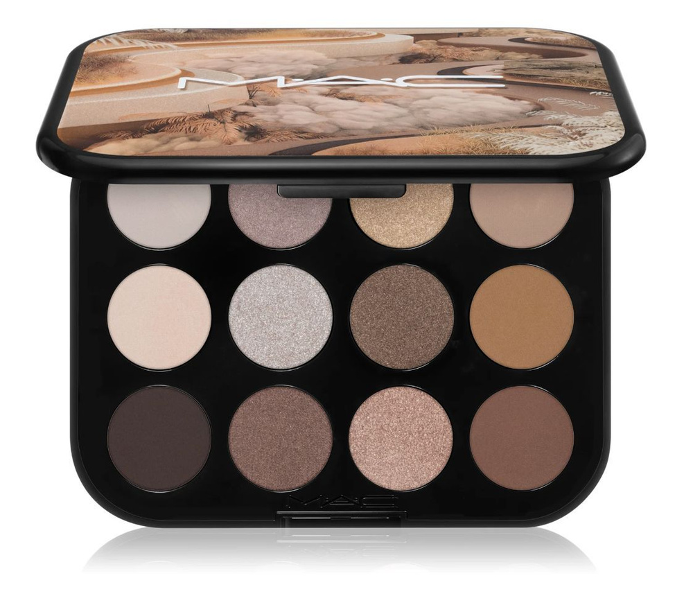 MAC Палетка теней Connect In Colour Eye Shadow Palette 12 shades цвет ...