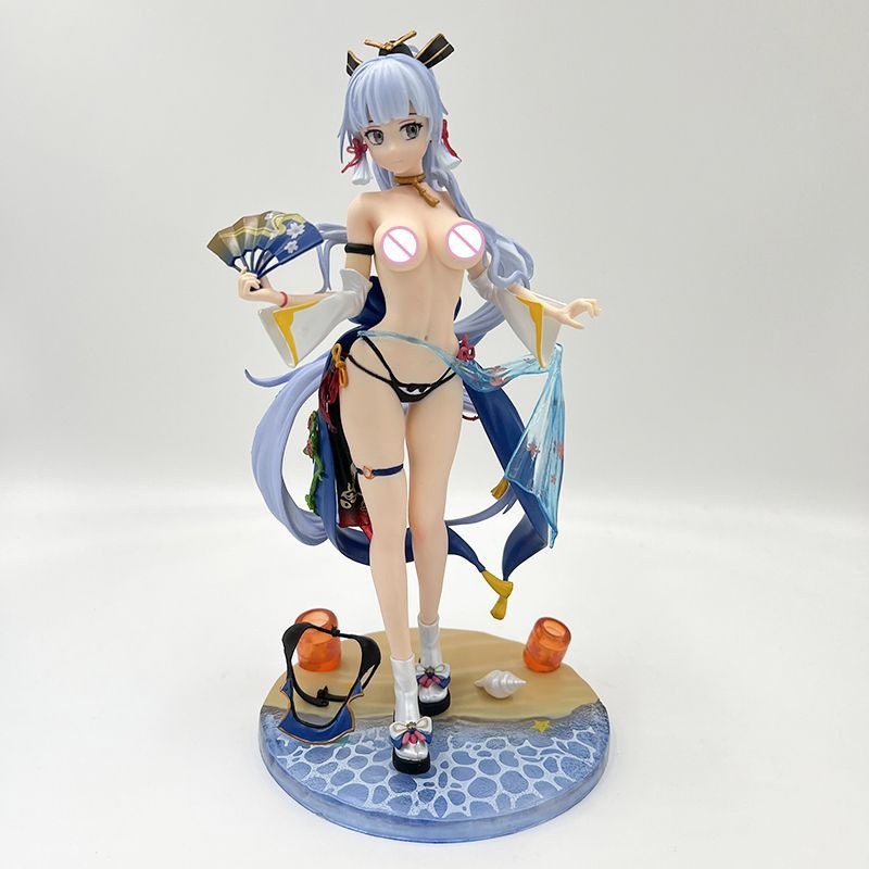 фигурка аниме сексуальная девушка (Genshin Impact Kamisato Ayaka Game Lady Egret Princess Doll ...