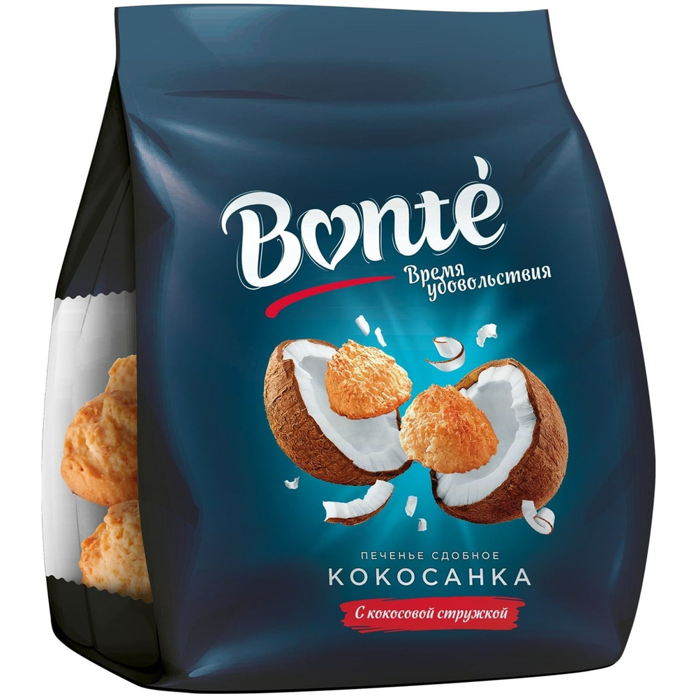 Печенье кокосанка сдобное Bonte Bakery, 270г, 4 шт - купить с доставкой ...
