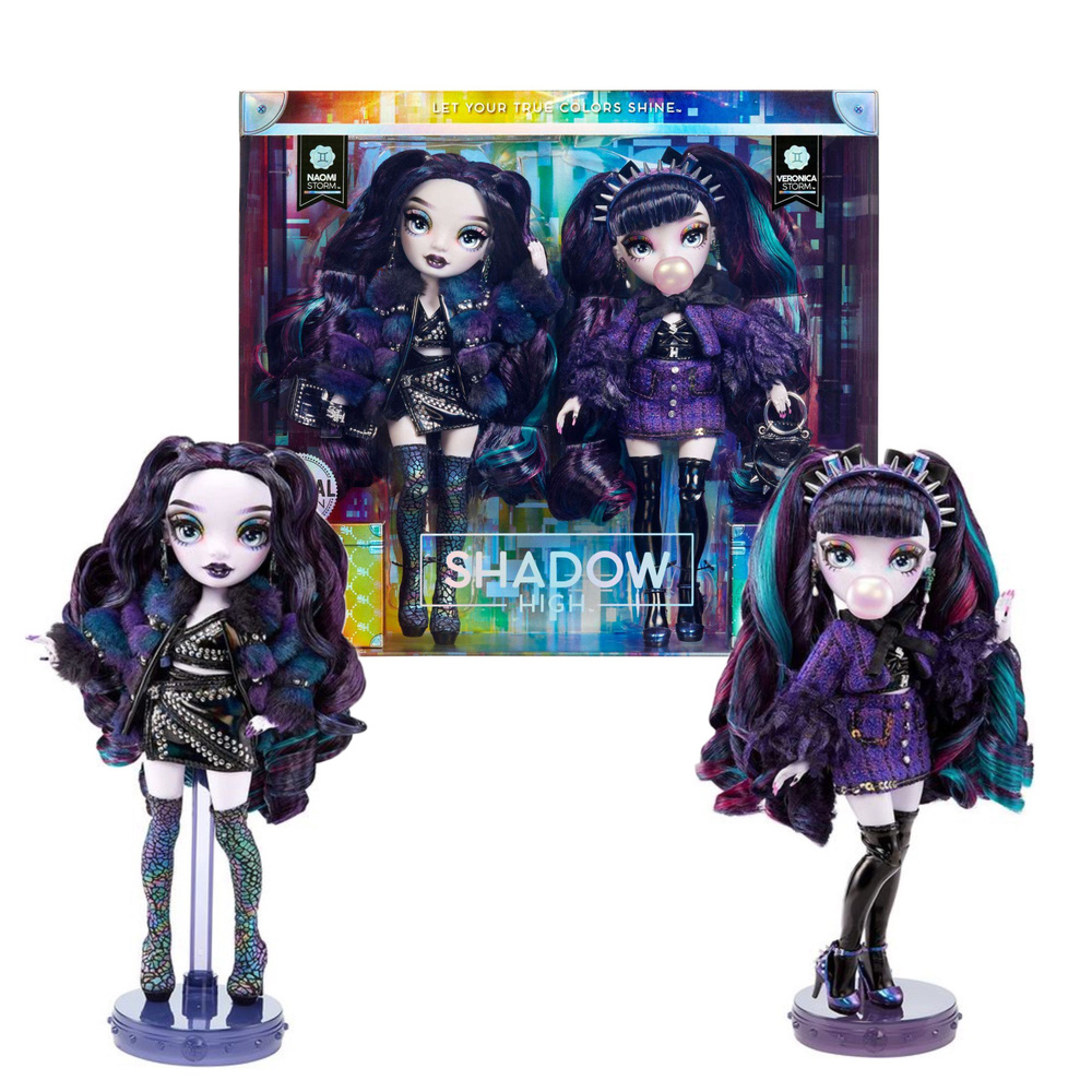 Rainbow High Shadow High Special Edition Twins (Naomi Storm, Veronica ...