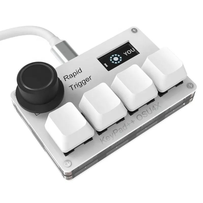 Клавиатура JD-GDw Rapid Trigger Кейпад Keypad для OSU Geometry Dash и ...