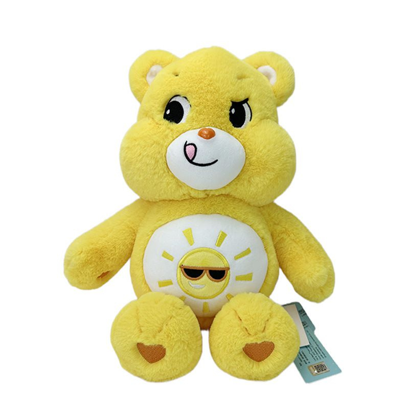 Коллекционная плюшевая фигурка Care Bears "Радужный мишка", желтый, 22 ...
