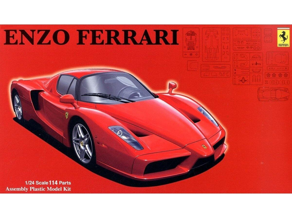Сборная модель Автомобиль Enzo Ferrari DX, 12334 Fujimi 1/24 - купить с ...