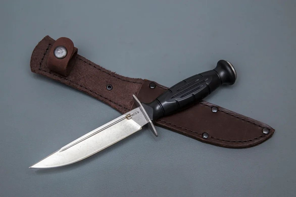 AUS 8 Нож Финка НКВД Elastron - купить с доставкой по выгодным ценам в интернет-магазине OZON ...