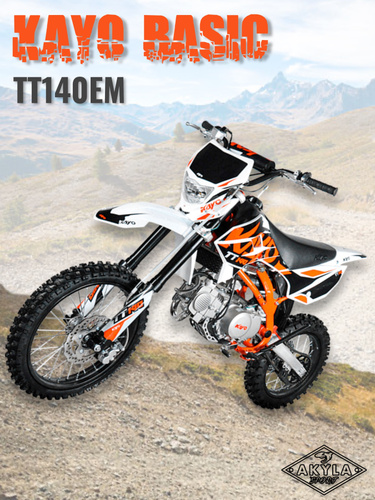 Мотоцикл KAYO BASIC TT140EM (с электростартером) - купить с доставкой ...