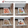 Выкатной ящик для цоколя кухни 60 см Дуб сонома - купить с доставкой по ...