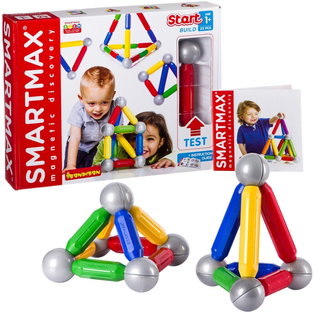 Магнитный конструктор для мальчиков, девочек и малышей SmartMax ...