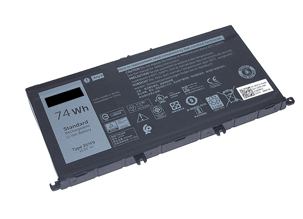 Аккумуляторная батарея 357F9 для ноутбука Dell Inspiron 15 7000, 7559 ...