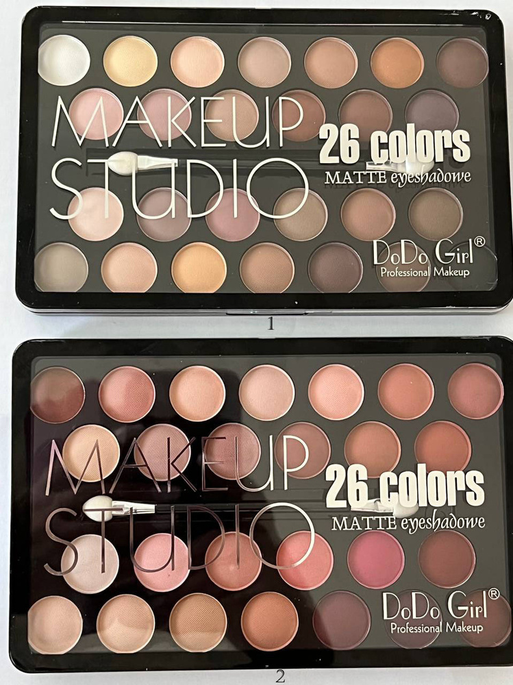 DODO GIRL Палетка теней MakeUp Studio 26 Colors Matte, палитра 1 ...