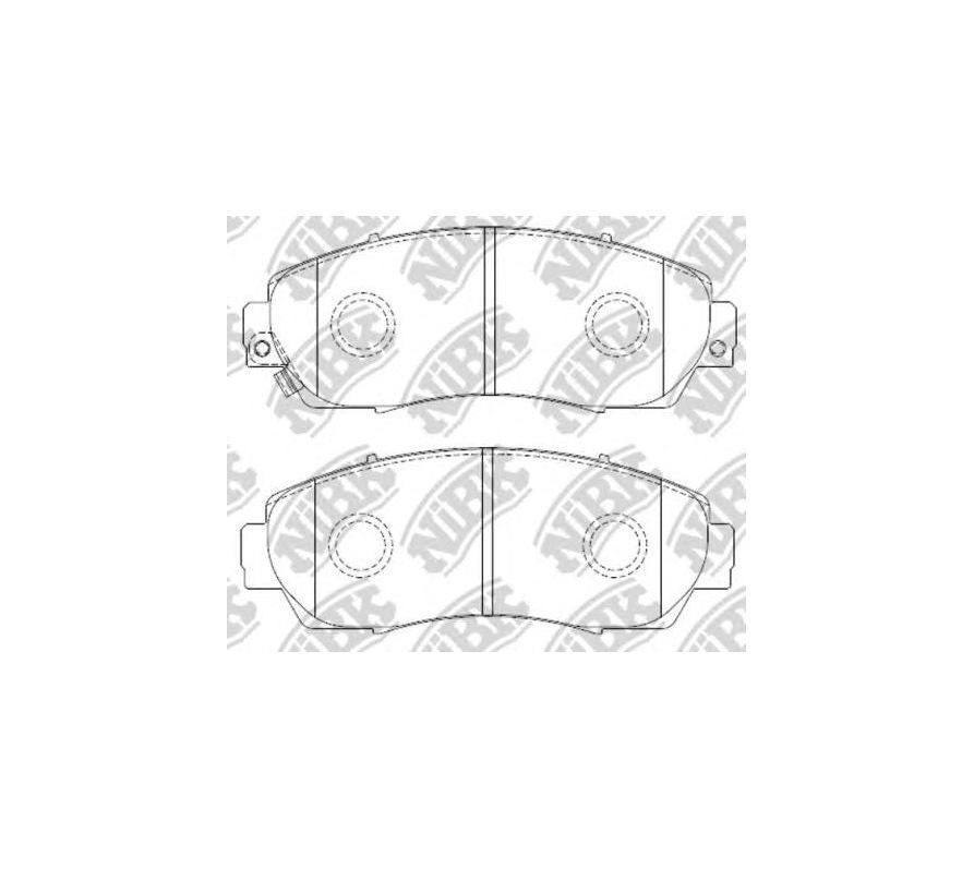 Колодки тормозные NiBK PN8802 - купить по низким ценам в интернет ...