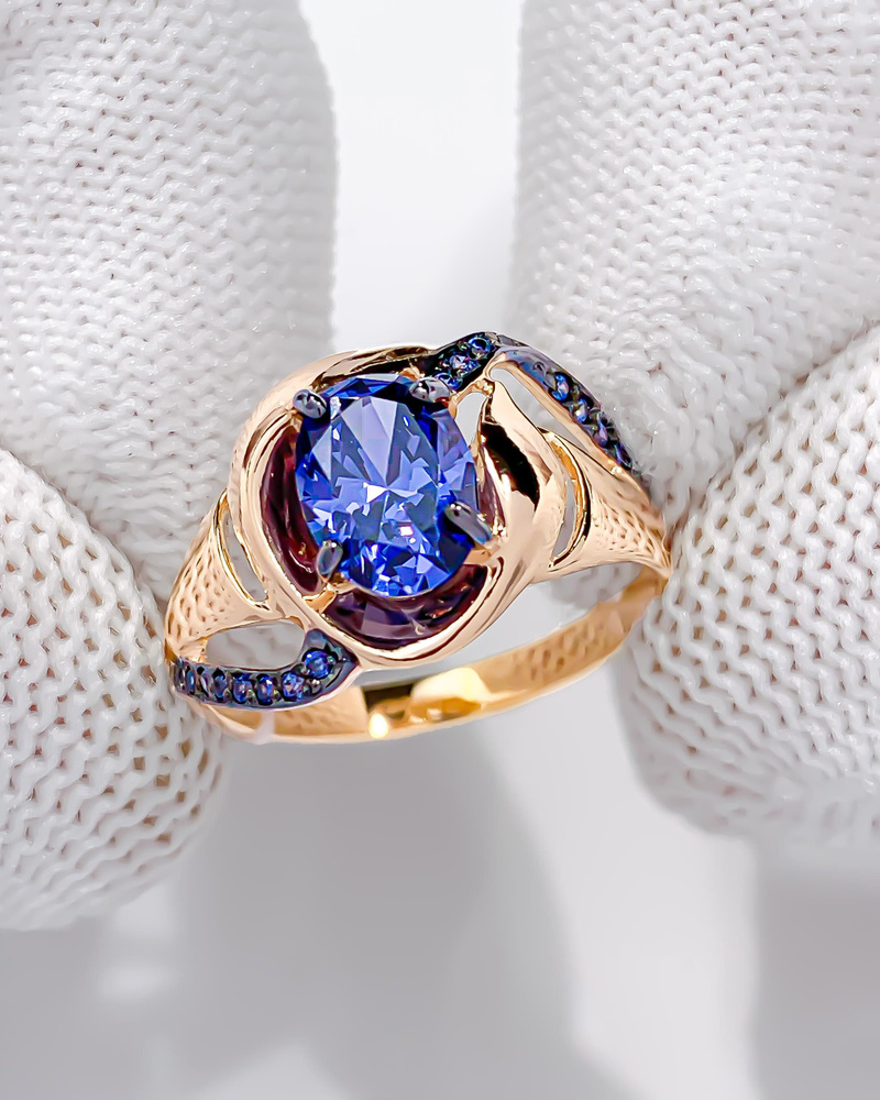 Trade Jewelry Кольцо Серебро позолоченное 925 пробы купить на OZON по низкой цене (719194760)