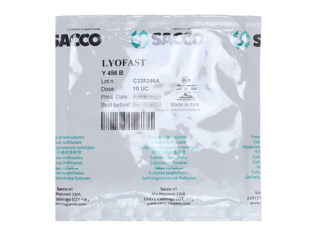Закваска для йогурта Lyofast Y 456 B 10UC - купить с доставкой по ...