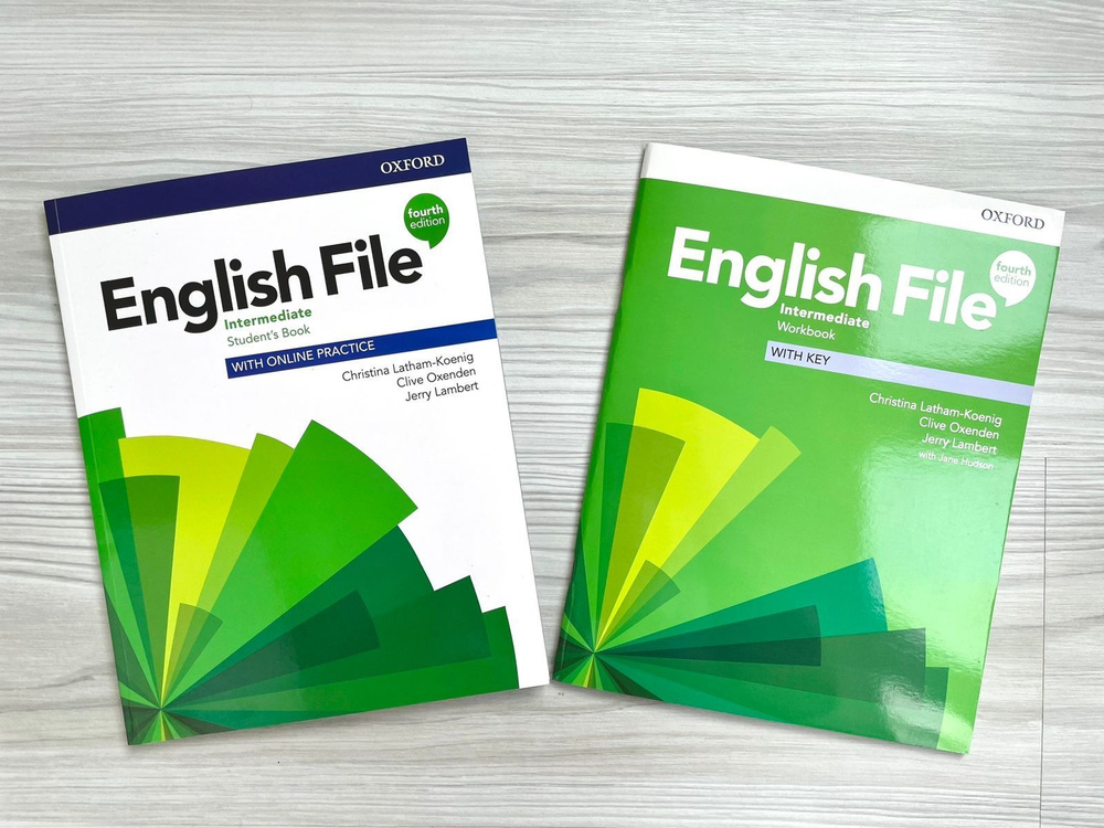 English File Intermediate (Fourth Edition) Учебник+Рабочая Тетрадь+Диск ...