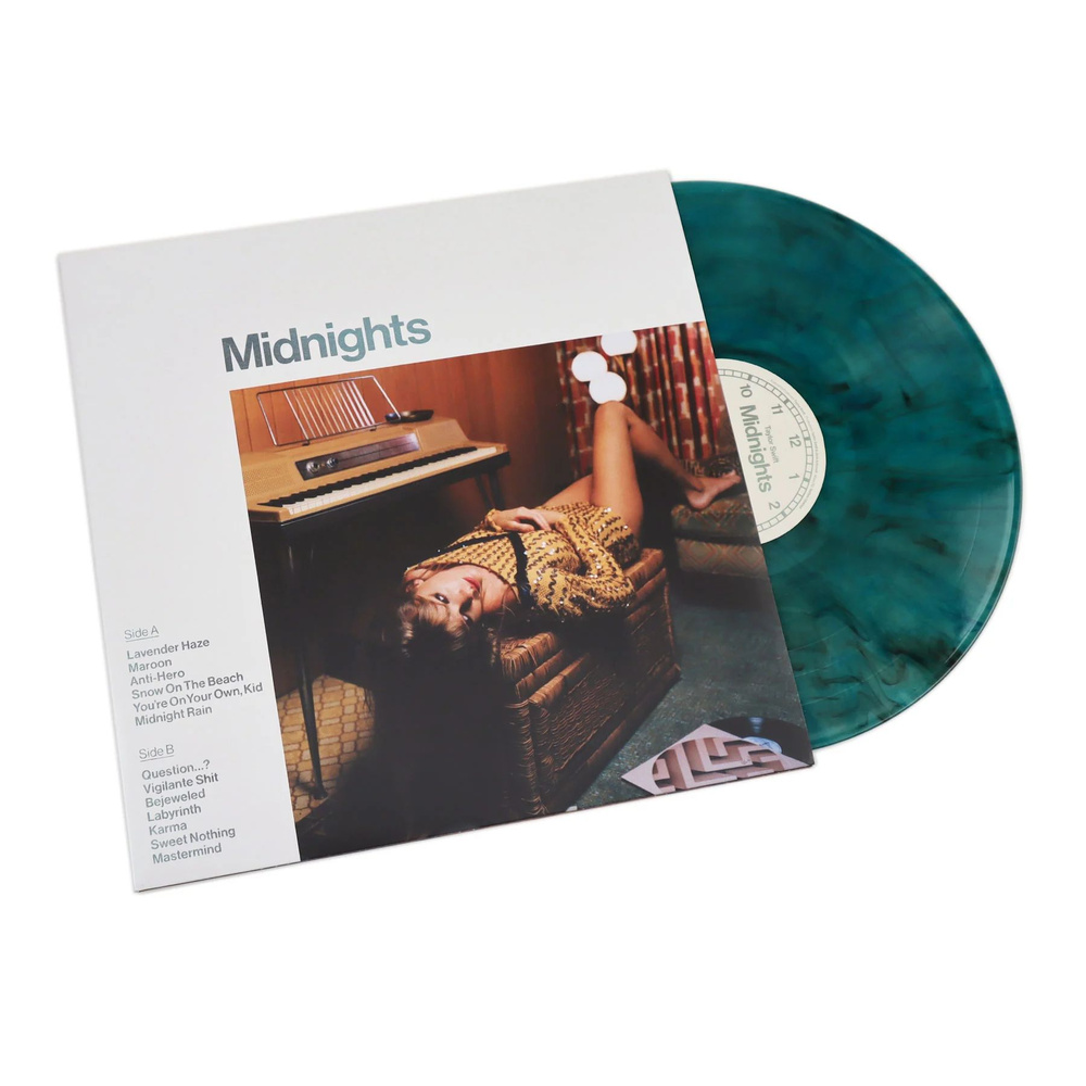 Taylor Swift. Midnights (LP Gatefold/Special Edition/Jade Green Marbled ...
