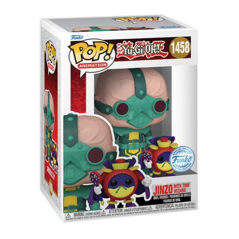 Фигурка Funko Pop! Yu-Gi-Oh!: Jinzo With Time Wizard (Фанко Поп Джинзо ...