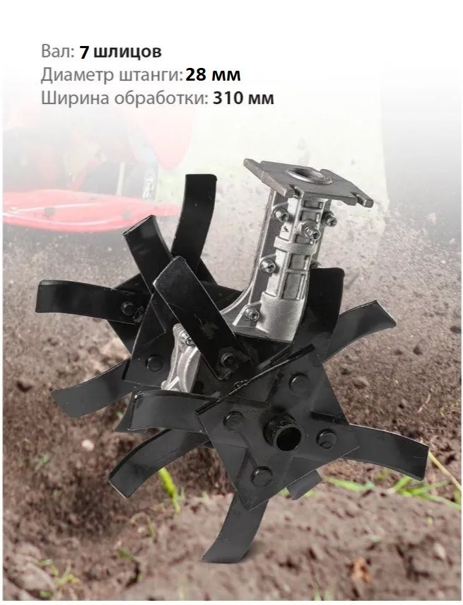 Оснастка для садовой техники Насадка на триммер (бензокосу ...