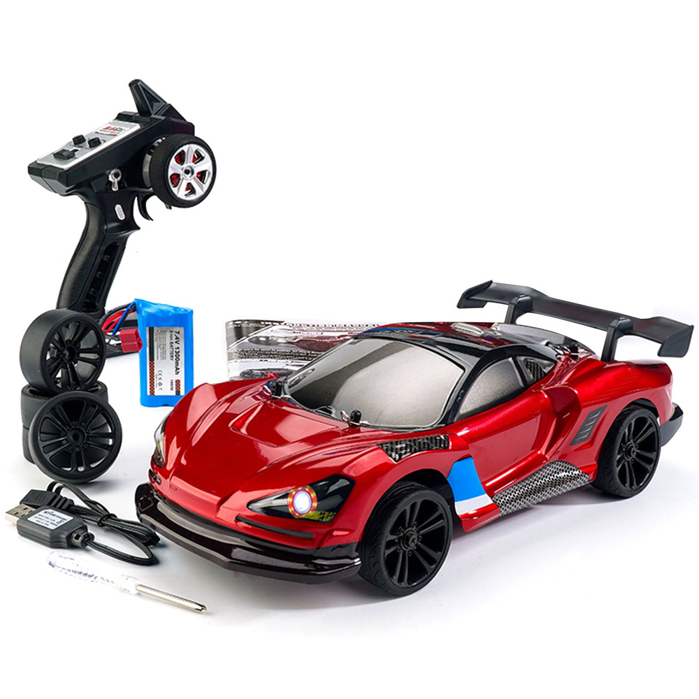 RC Drift Car 1/16 RC Car 2.4GHz 4WD 35km/h RC Race Car High Speed Kids ...