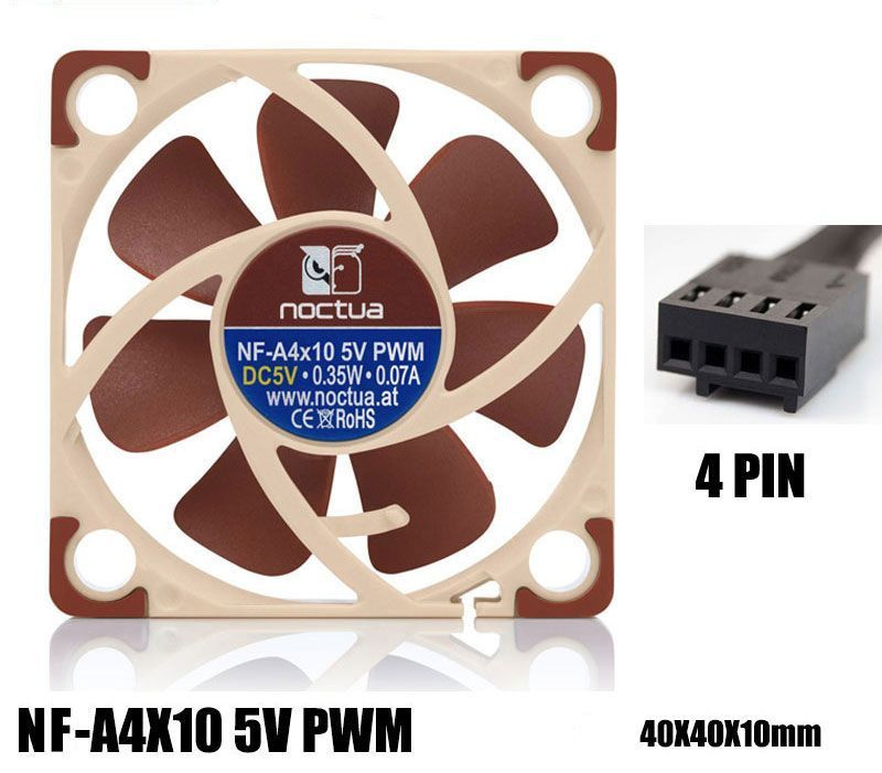 Корпусный вентилятор Noctua NF-A4X10 5V PWM - купить кулер по выгодной ...