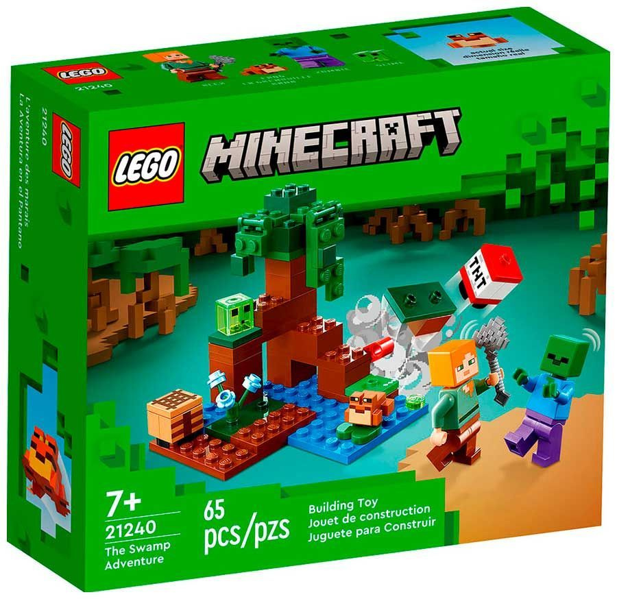 Конструктор Lego Minecraft Болотное приключение 21240 - купить с доставкой по выгодным ценам в ...