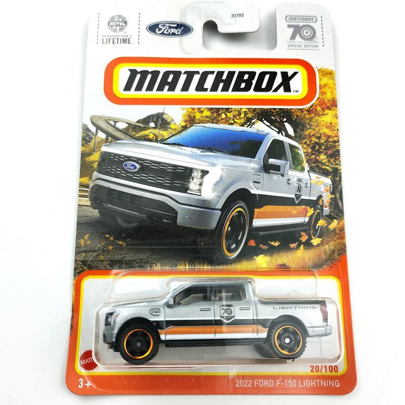 Машинка 2023 matchbox 30782 1:64 2022 FORD F-15 LIGHTNING Die cast ...