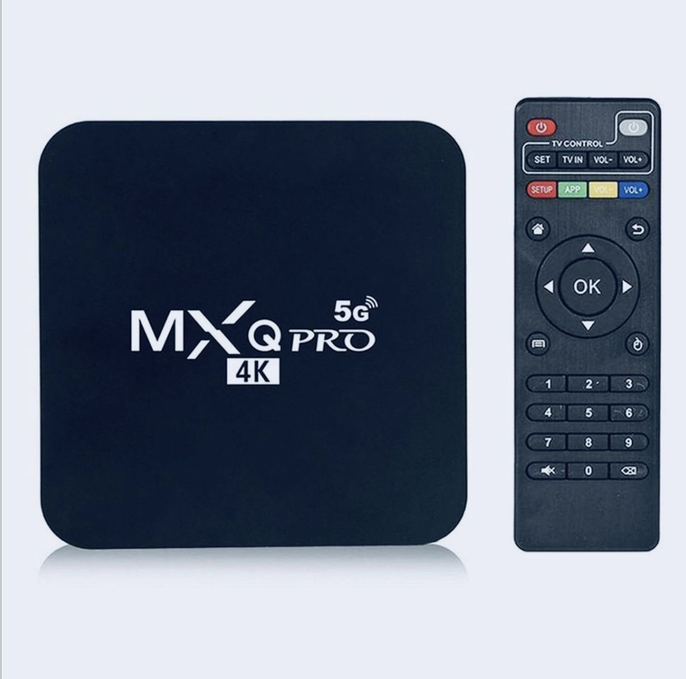 Сетевой аудиоплеер Смарт ТВ приставка MXQ Pro 5G 4K, память 8 ГБ ...