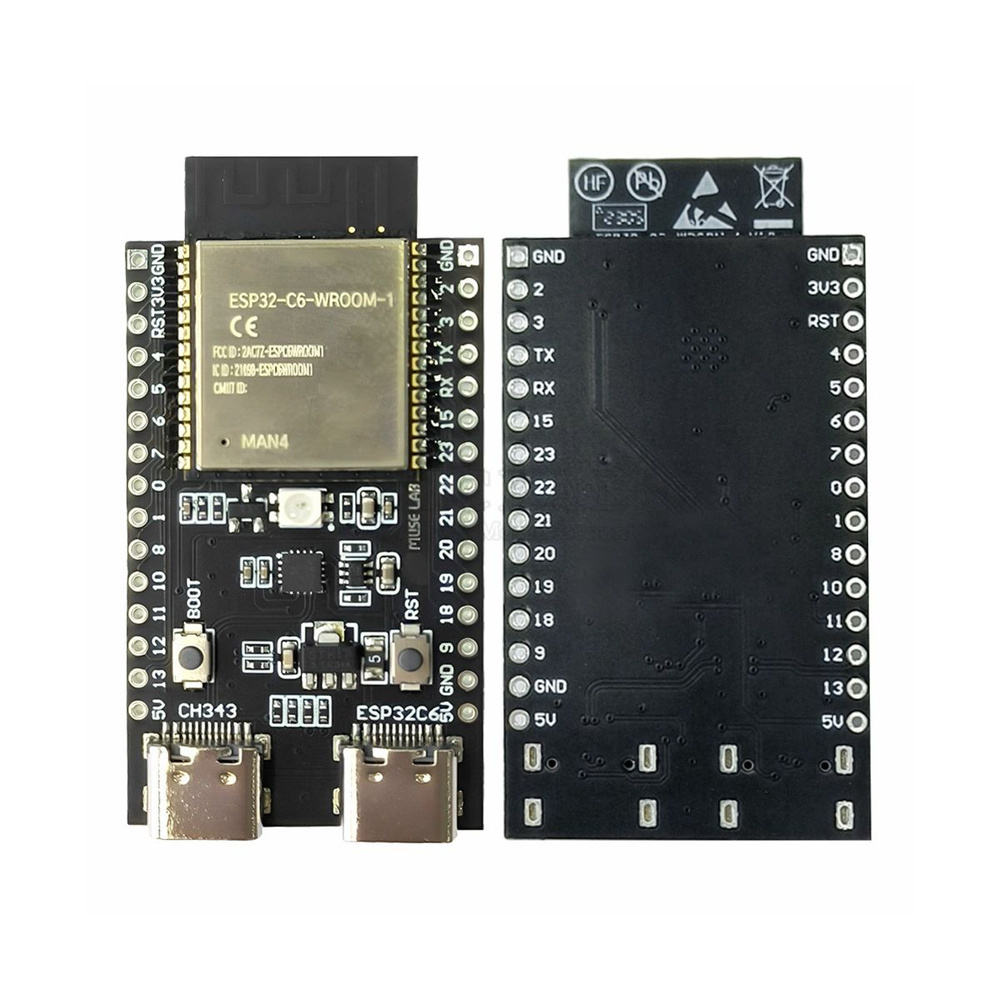 Esp32 C6 Devkitc 1 N4 Esp32 C6 Risc V Esp32 Модуль Type C Основная плата купить с доставкой по