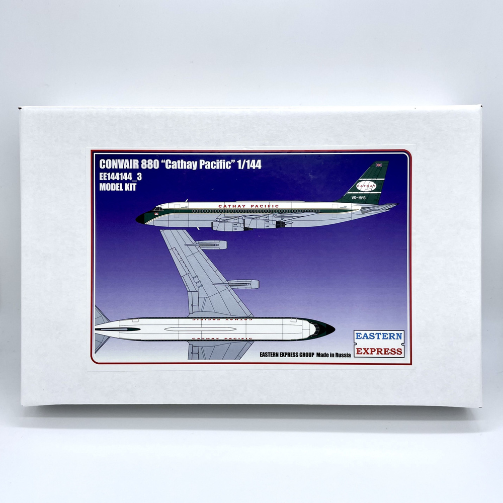 Сборная модель Авиалайнер CONVAIR CV-880 авиакомпания CATHAY PACIFIC ...