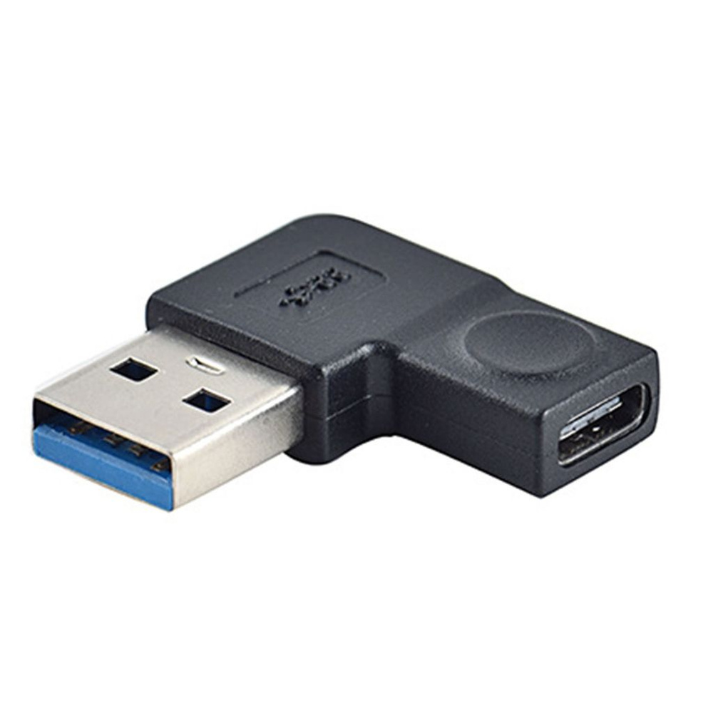 Угловой адаптер Usb 3 0 к типу C гибкий разъем типа папа для передачи