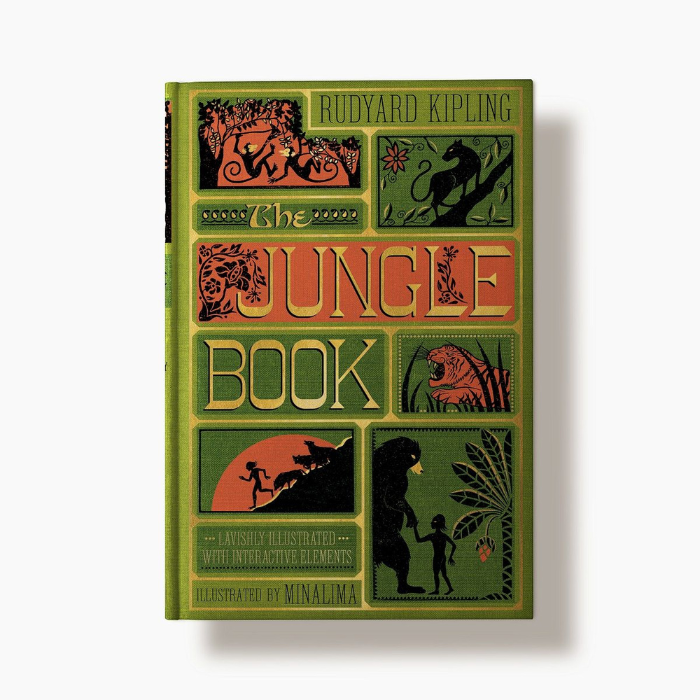 Книга джунглей. Интерактивная книга - Jungle Book. MinaLima Edition ...