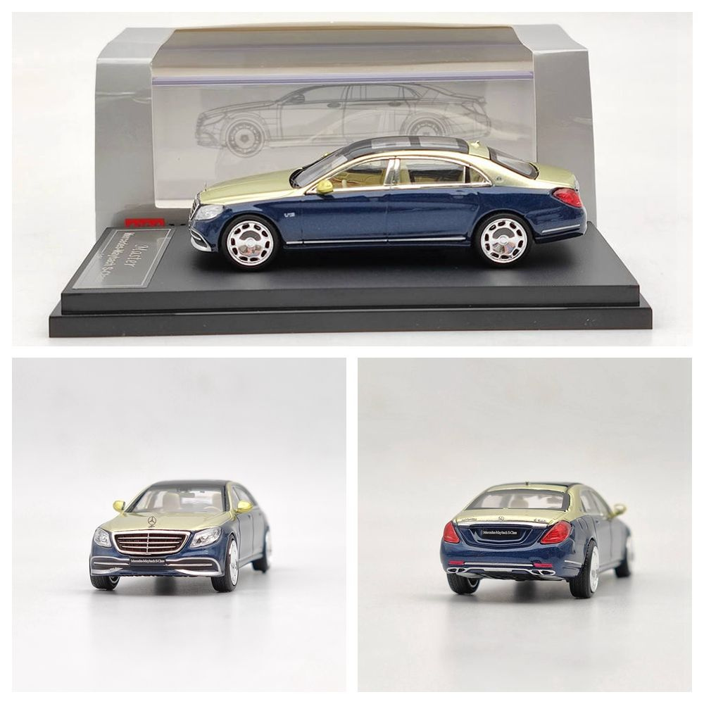 Машинка модель Master 1:64 Mercedes-Benz W126/W222 Maybach S680 Low ...