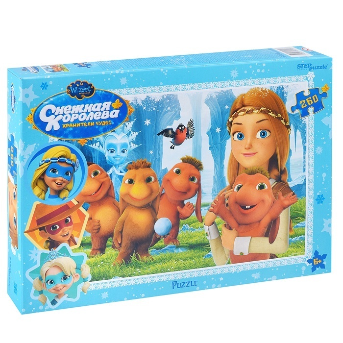 Пазлы Step Puzzle 260 элементов "Снежная Королева" Wizart Animation (95119) - купить с доставкой ...
