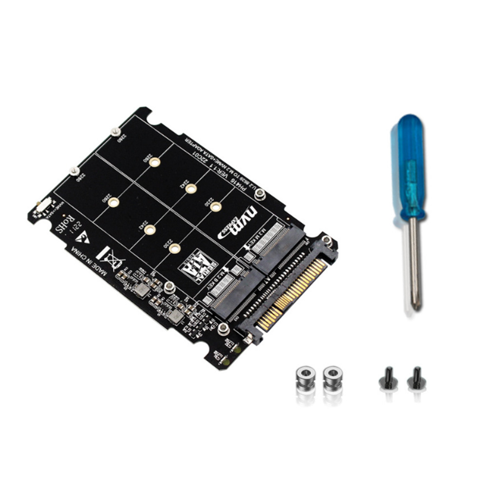 Переходник M.2 SSD на U.2 2in1 M.2 NVMe и SATA-Bus NGFF SSD на PCI-E ...